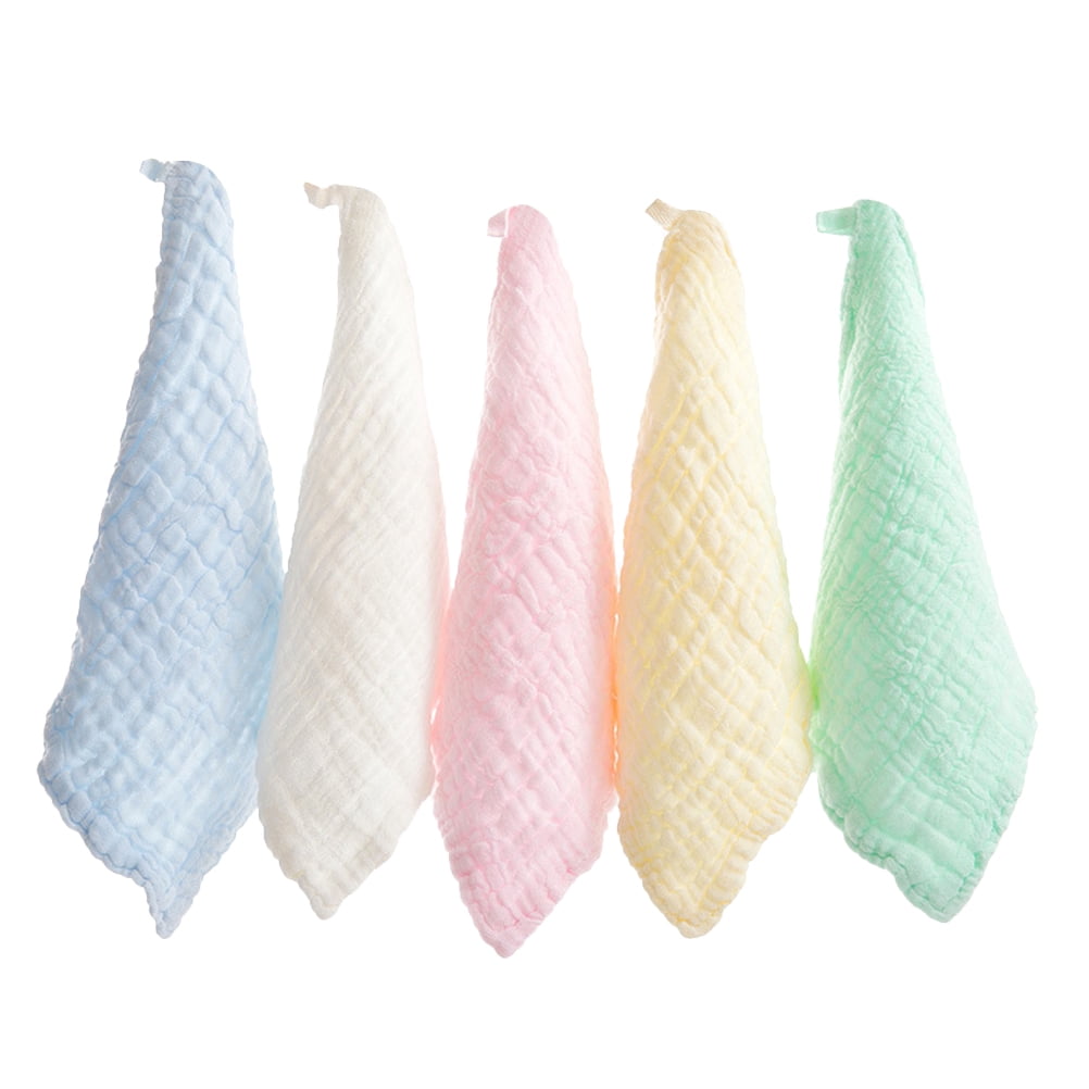 Troglfold 6Pcs Baby Saliva Towels Multi-function Gauze Kerchief Face ...