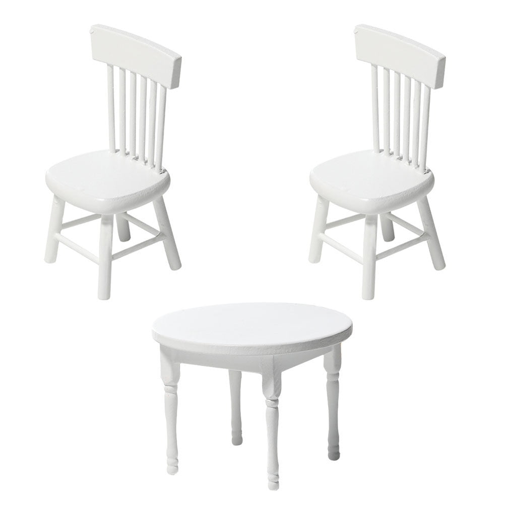 Troglfold Chair Model White Mini Table & Chairs Set - Ornamental ...