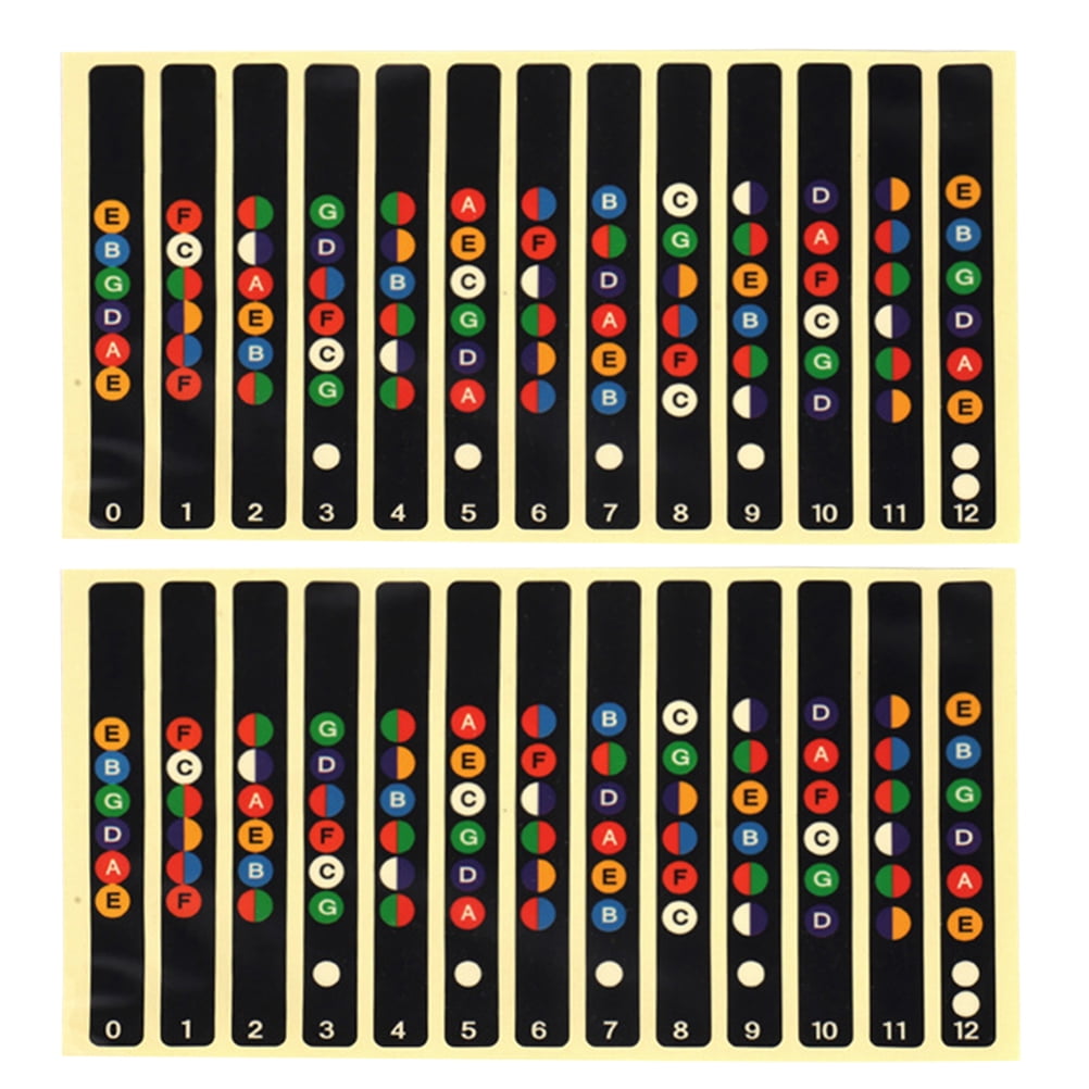 Troglfold Fret Decals Sticker Electric Guitar Fretboard Stickers for ...