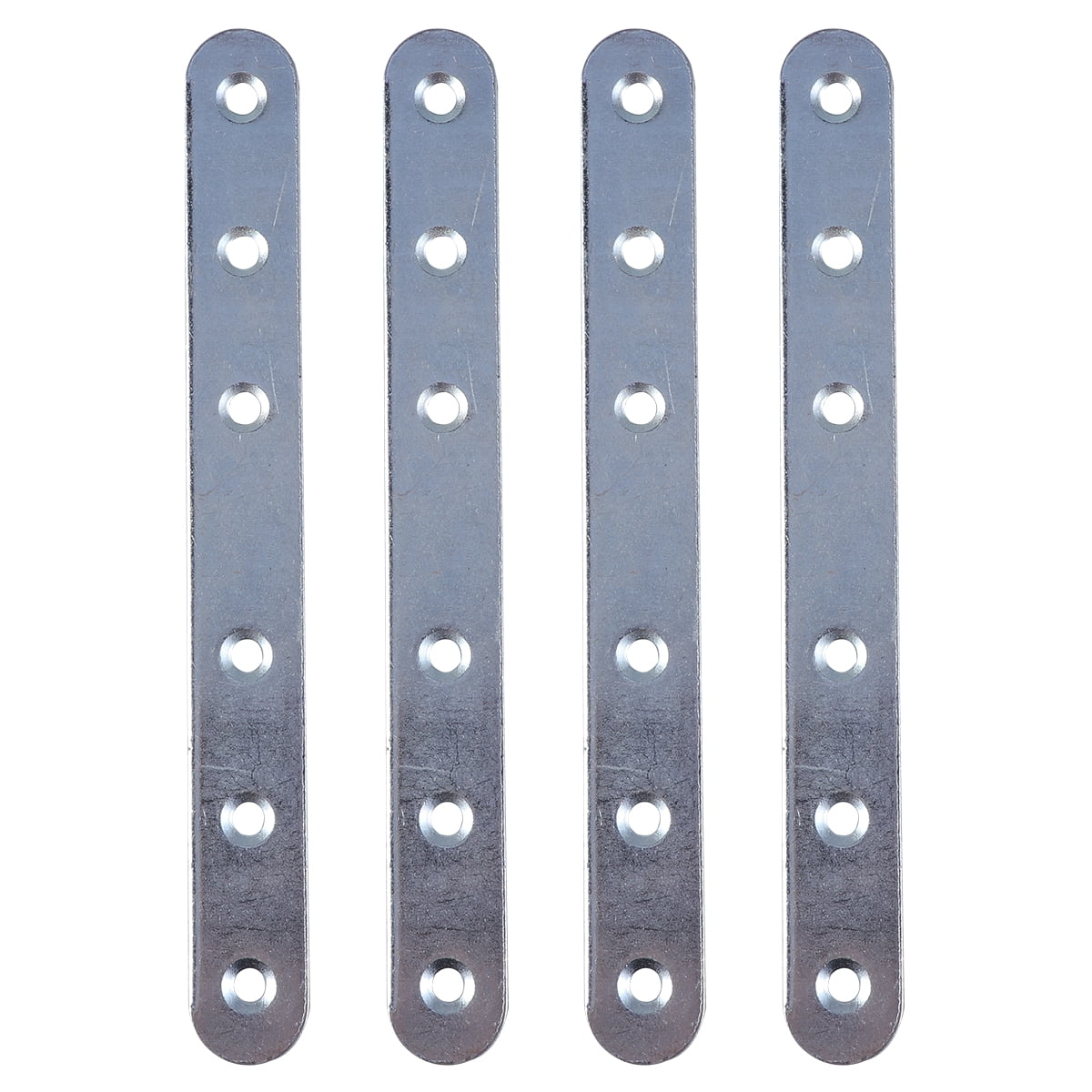 Troglfold Iron Sheet 4PCS Straight Steel Brace Straight Metal Bracket Steel Straight Brace (No.7 ...