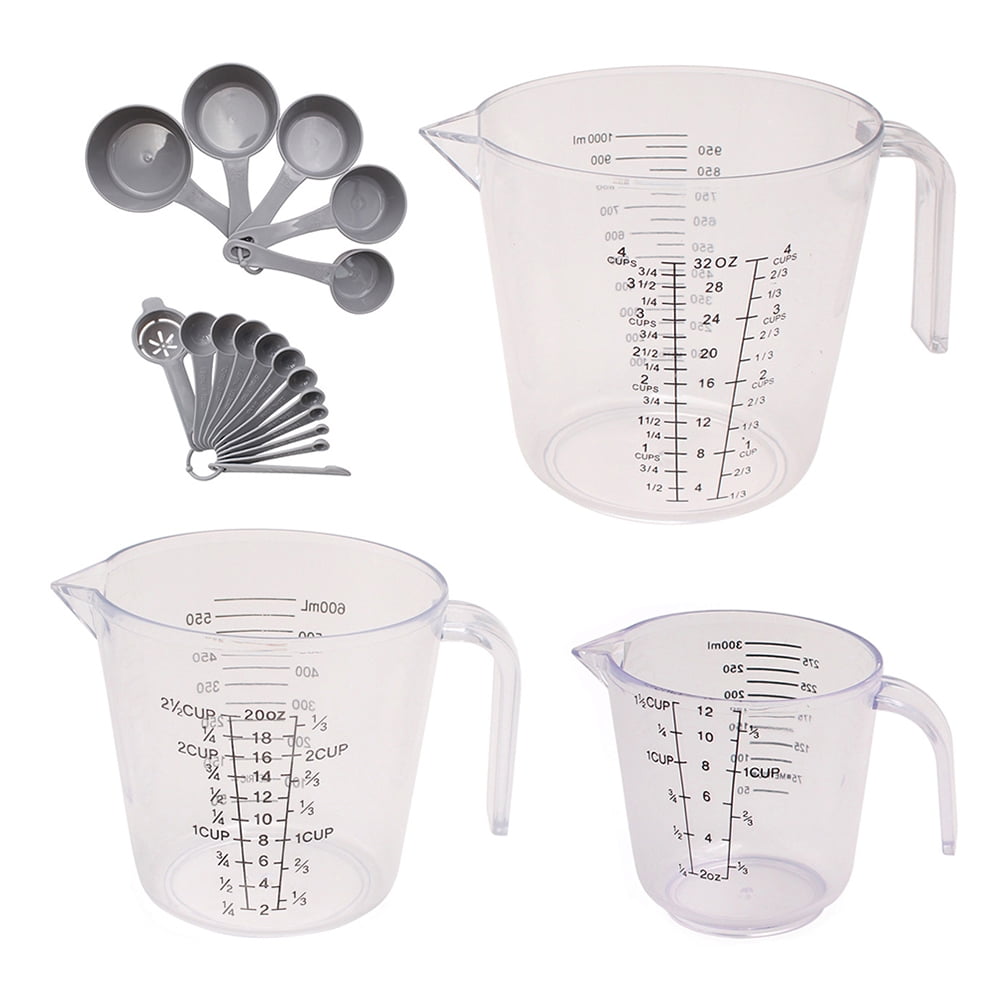 Troglfold Measuring Cups Measuring Cups and Spoons with Spout Scale ...