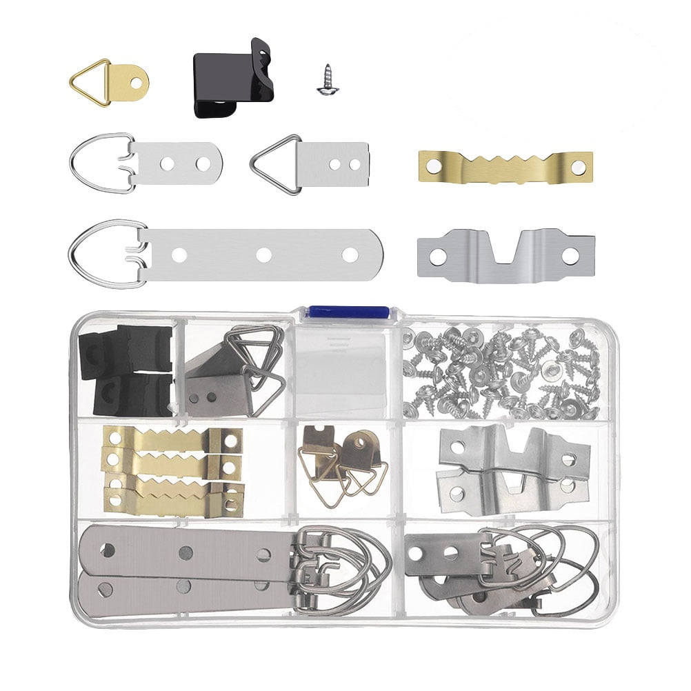 Troglfold Photo Hanger Kit 76pcs Photo Frame Hanging Hooks Kit Picture ...