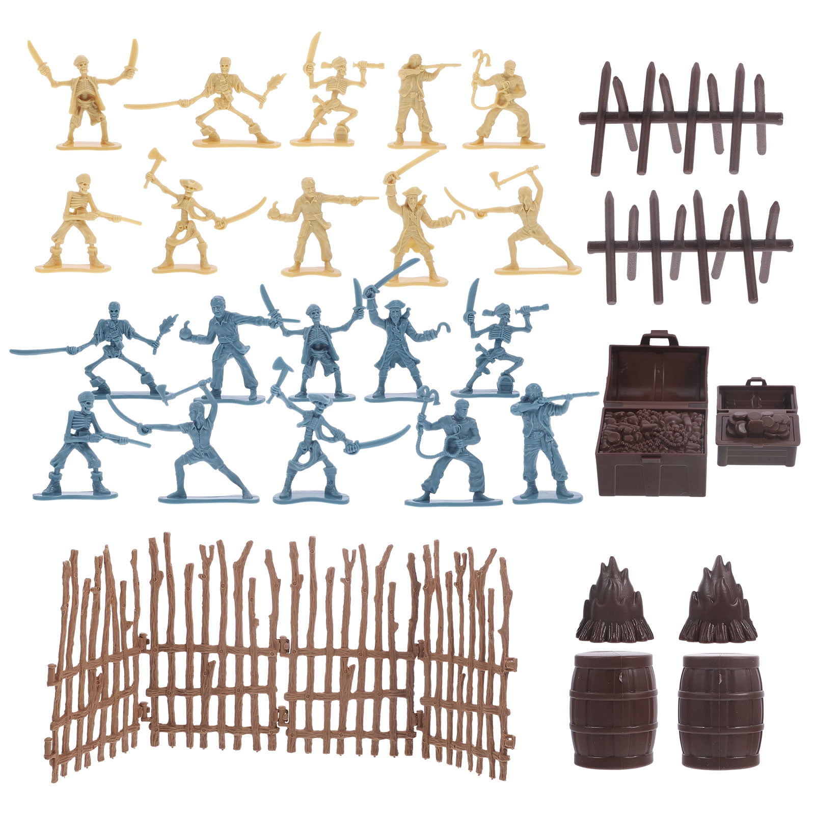 Troglfold Pirate Warrior 1 Set Pirate and Skeleton Warrior Statue ...