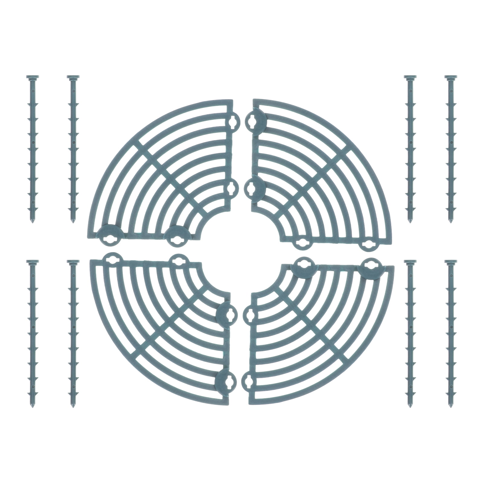 Troglfold Plant Pot Grid Green Plant Pot Mesh Cover 17CM Diameter,6.69 ...