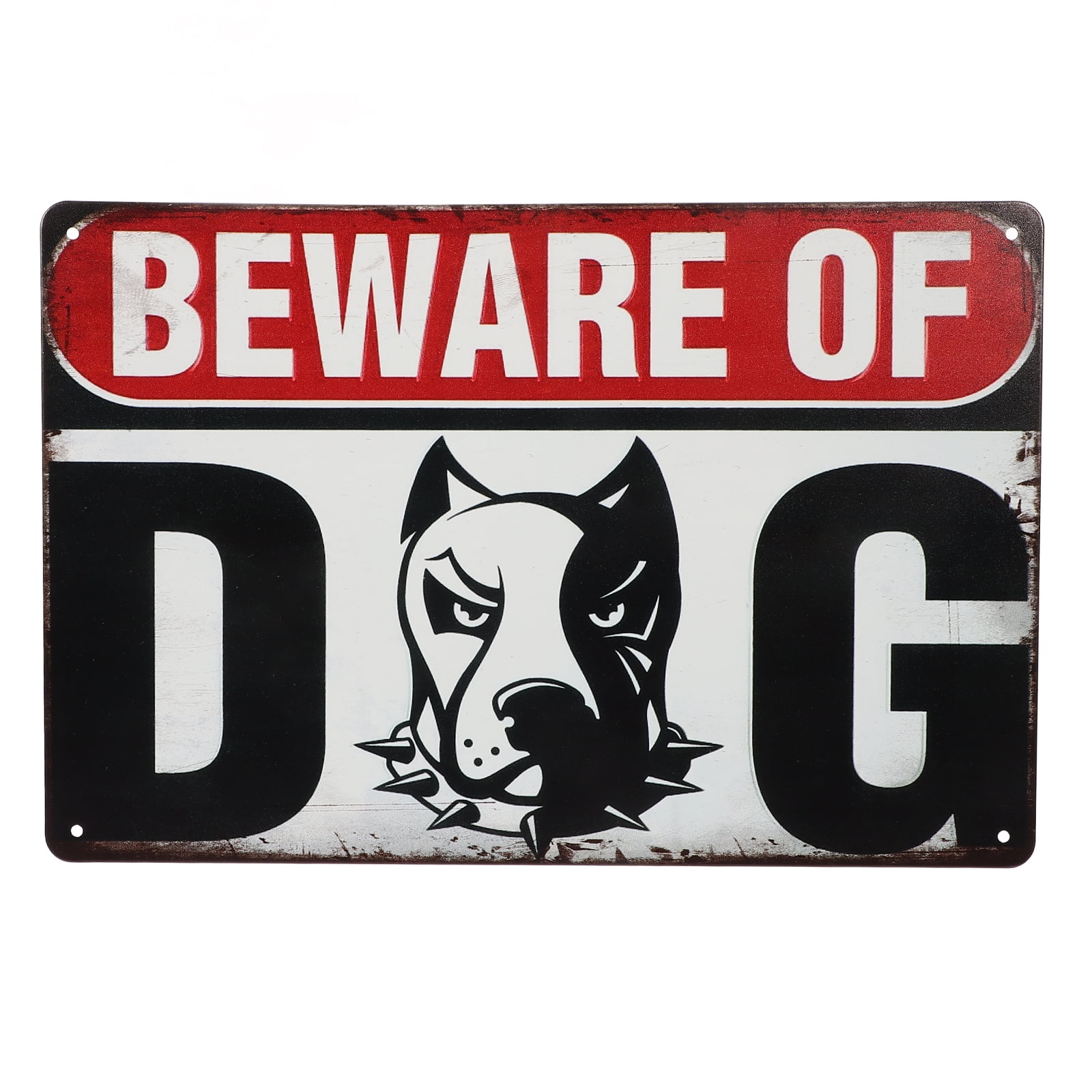 Troglfold Vintage Dog Sign For Garage Metal Sign Dog Sign For Yard Dog ...
