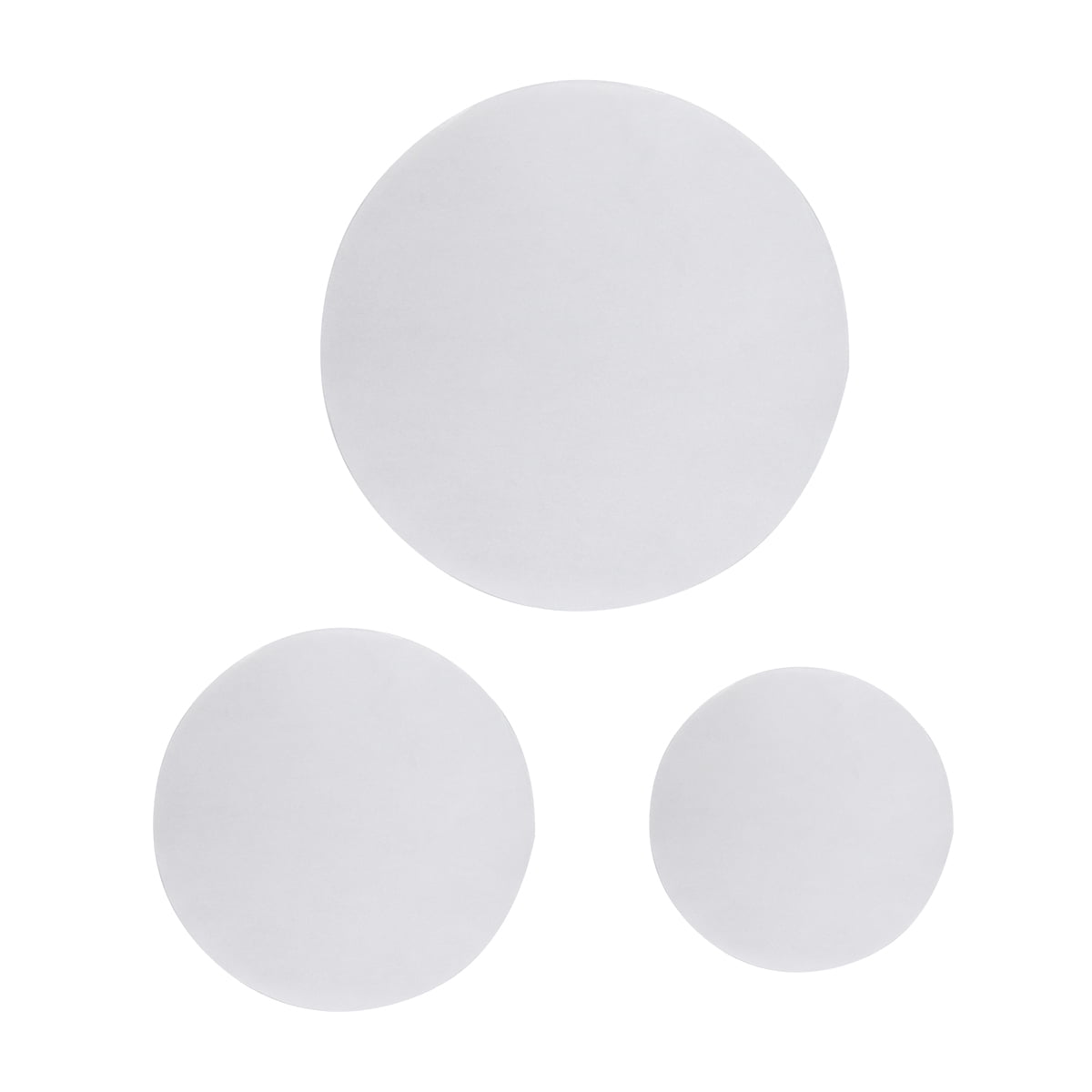 Troglfold baking paper 150 Cake Pans Liners Non Round Parchment Paper ...