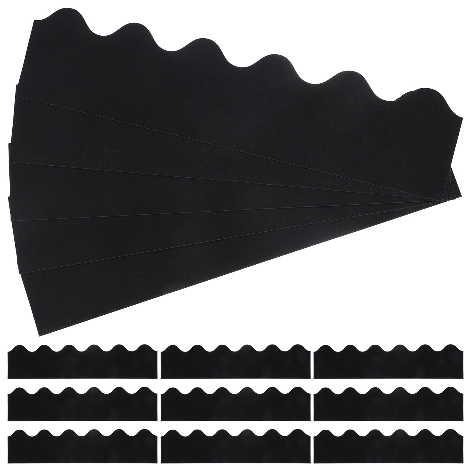 Troglfold black bulletin border 30 Sheets Bulletin Board Border Trim ...