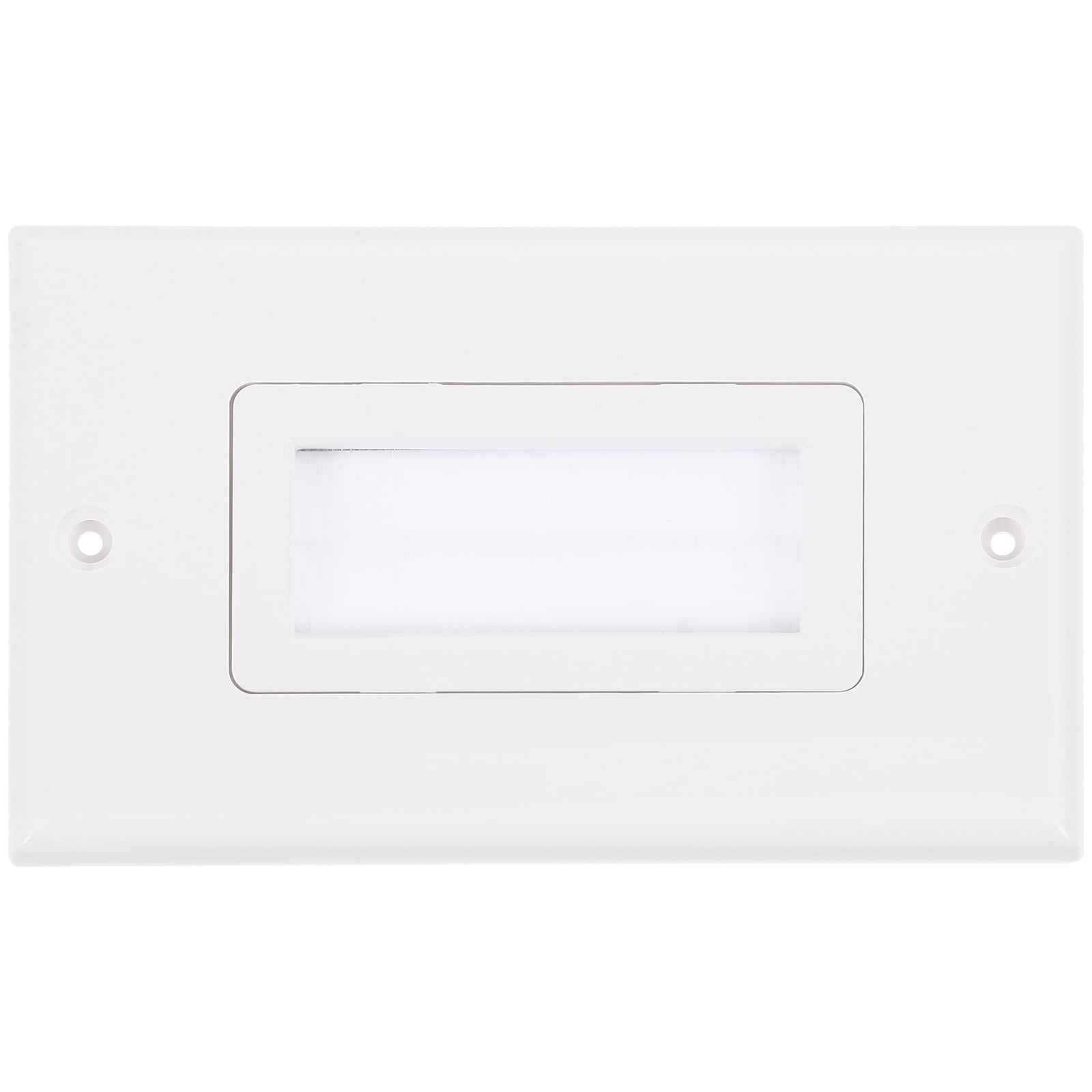 Troglfold brush wall plate Wall Plate Cable Pass Through Cable Outlet ...