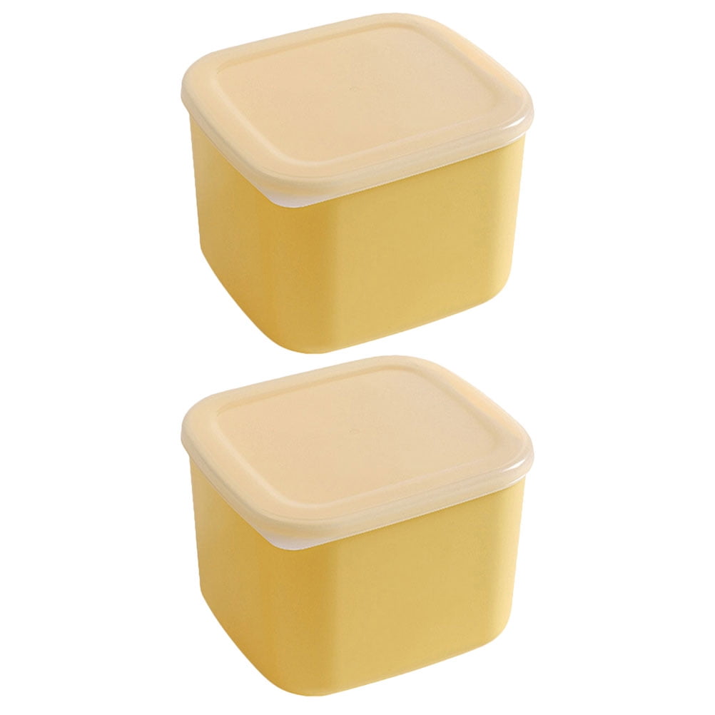 Troglfold cheese box 2 Mini Cheese Containers with Lids for Fridge,4.72 ...