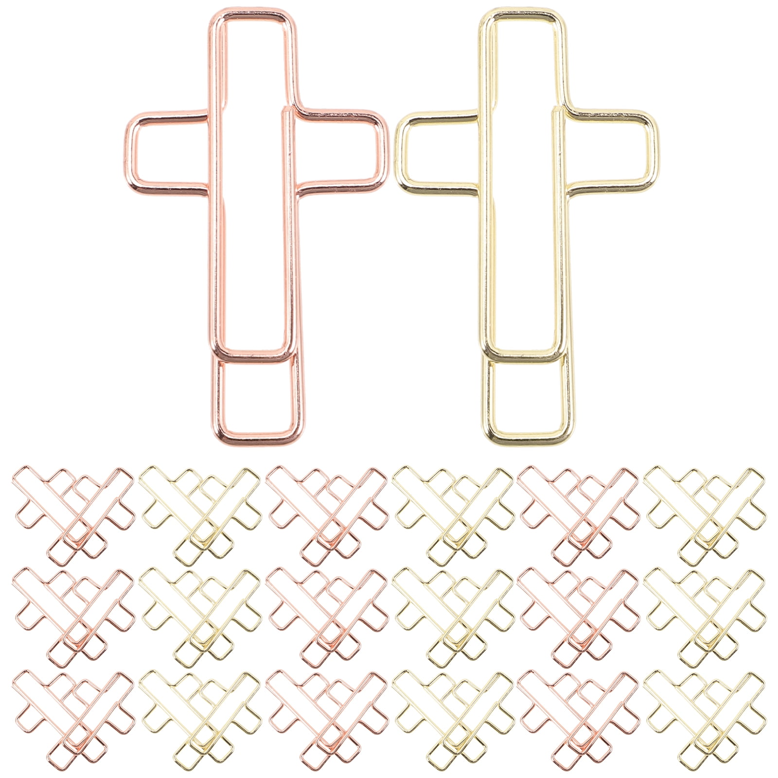 Troglfold cross paperclips 20pcs Paper Clips Cross Shaped Paper Clips ...
