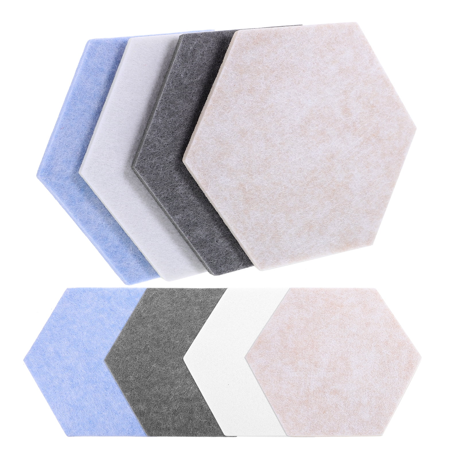 Troglfold felt pin board 8pcs Self Adhesive Felt Board Tiles Hexagon ...