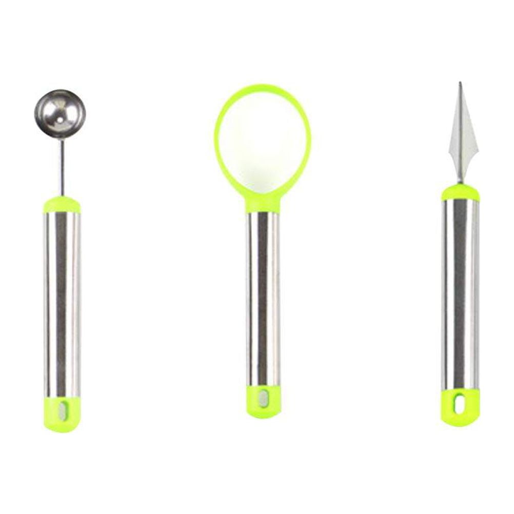 Troglfold fruit cutters 3 Pcs Stainless Steel Cutting Fruit Apple Fruit ...