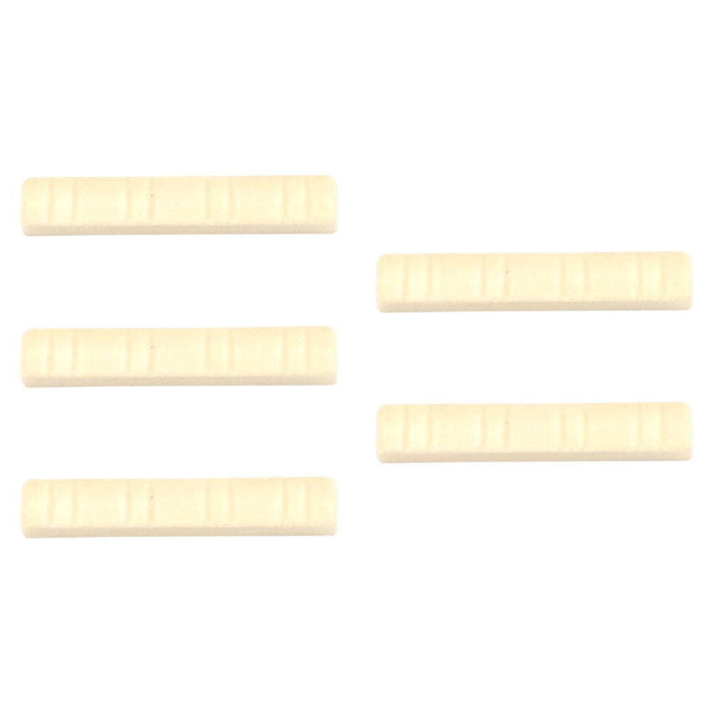 Troglfold guitar nut 5pcs Mandolin/Bass Guitar Plastic Slotted Nuts ...