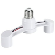 SSKFHGI 2 in 1 E27 Lamp Socket Splitter Adapter Light Double Stand Bulb ...