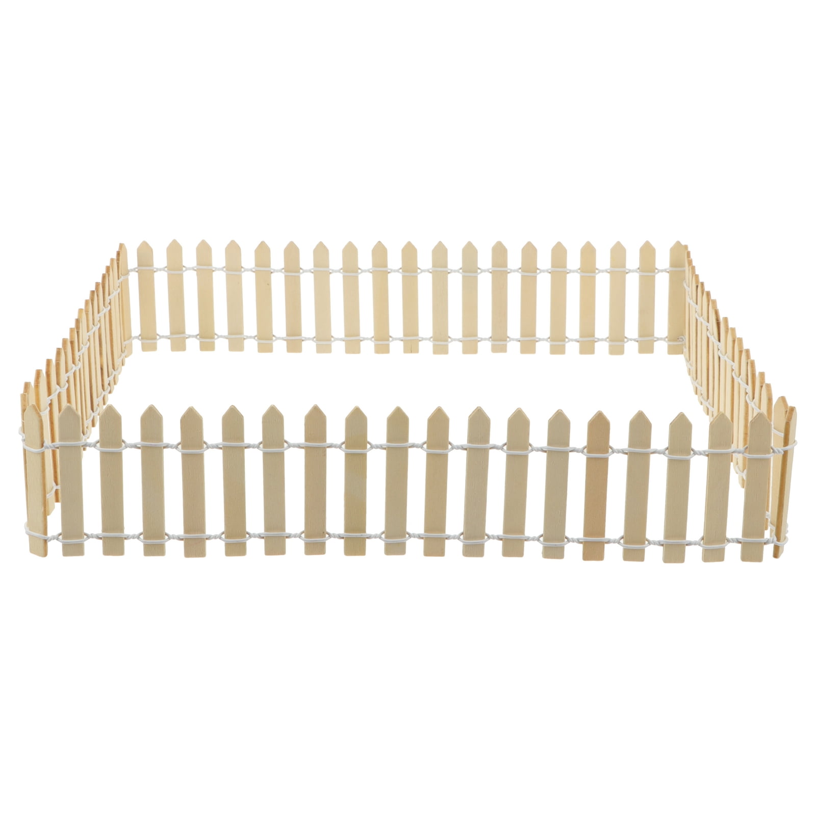 Troglfold mini fence Wooden Picket Fence Garden Edging: Mini Wood Fence ...