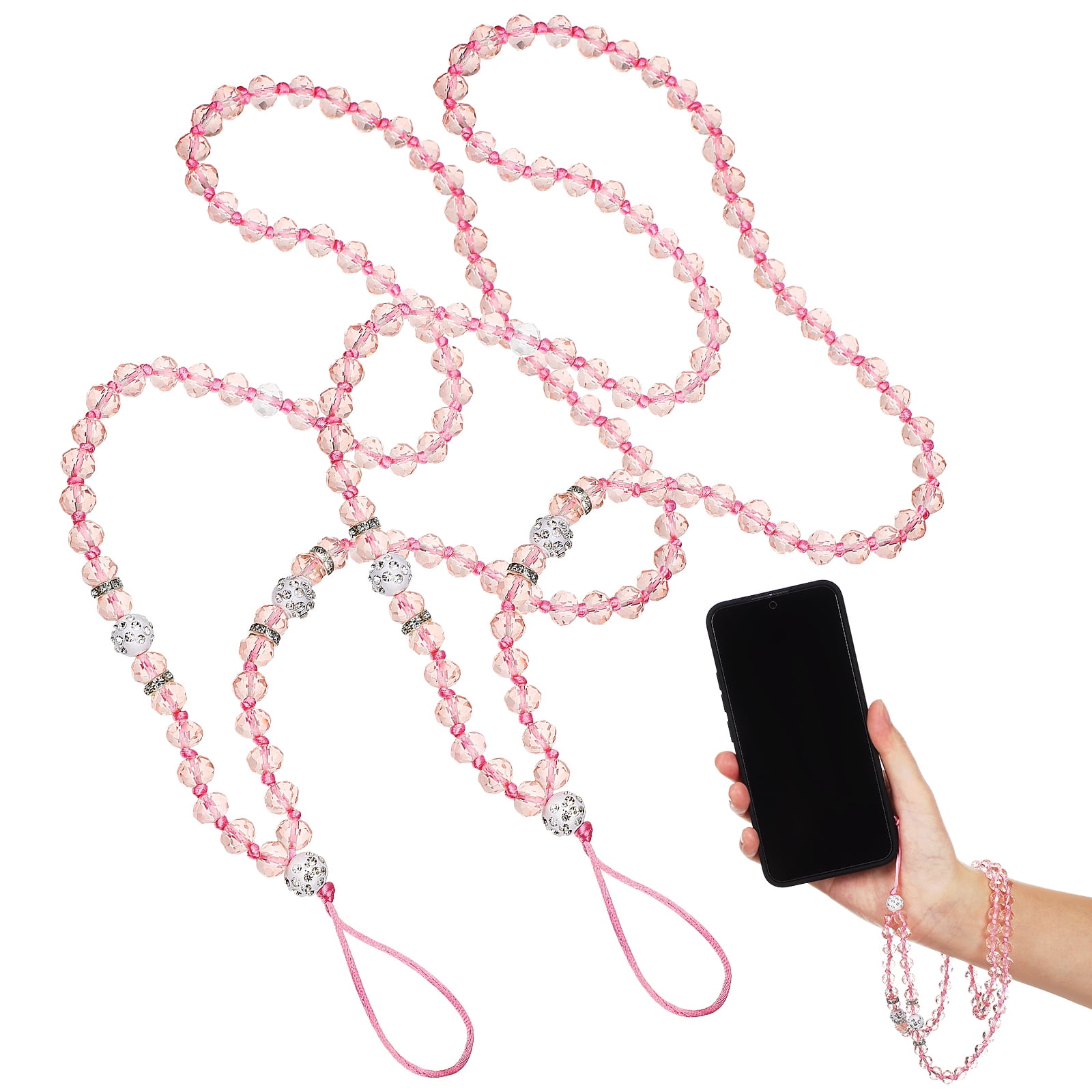 Troglfold phone neck rope 2Pcs Phone Neck Straps Beaded Hanging Rope ...