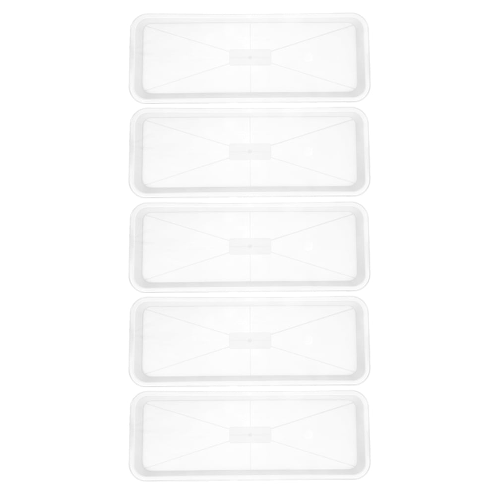 Troglfold plant drip tray 5pcs Rectangle Plant Saucer Household Plant ...