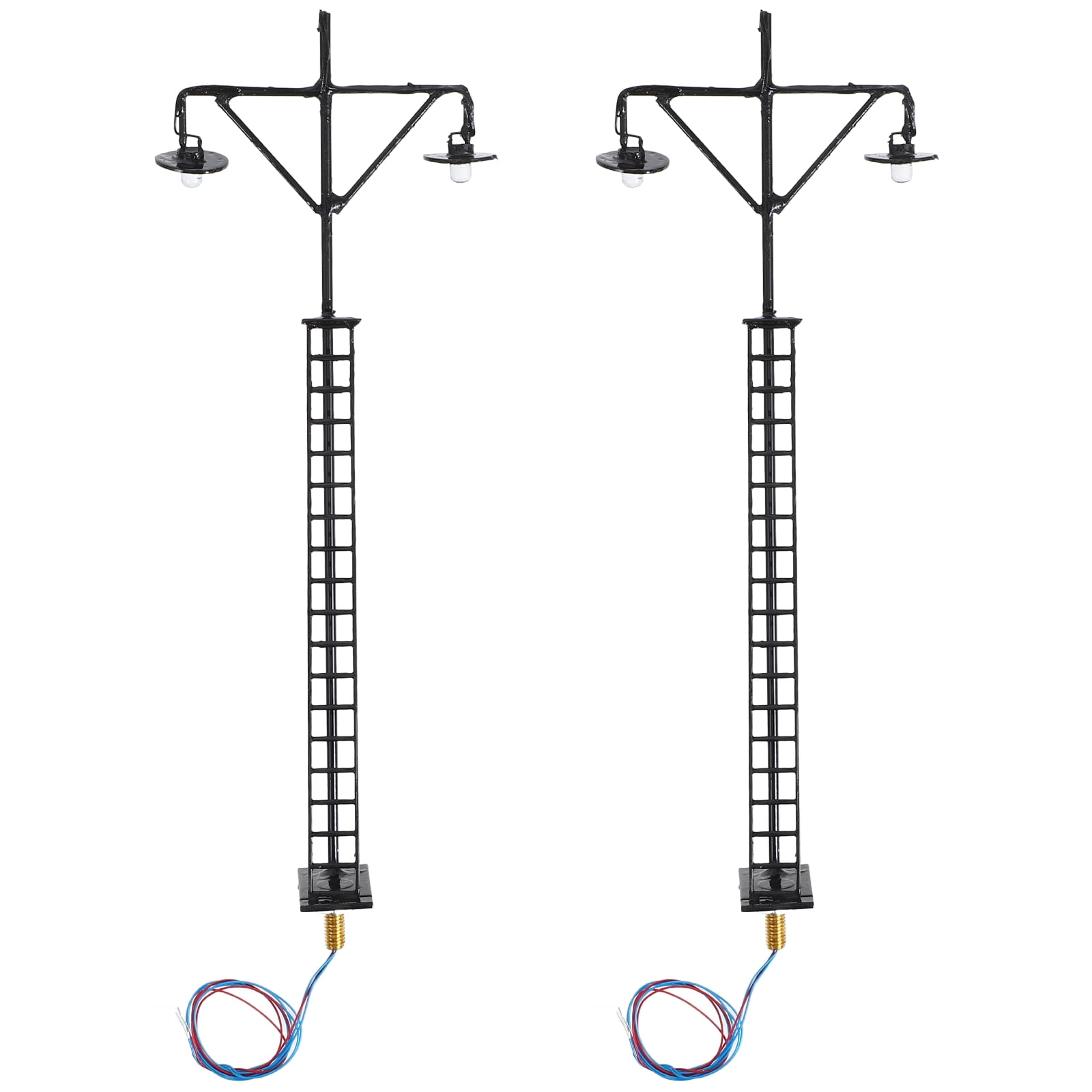 Troglfold railroad lamp model 2Pcs Train Signal Light Models Sand Table ...