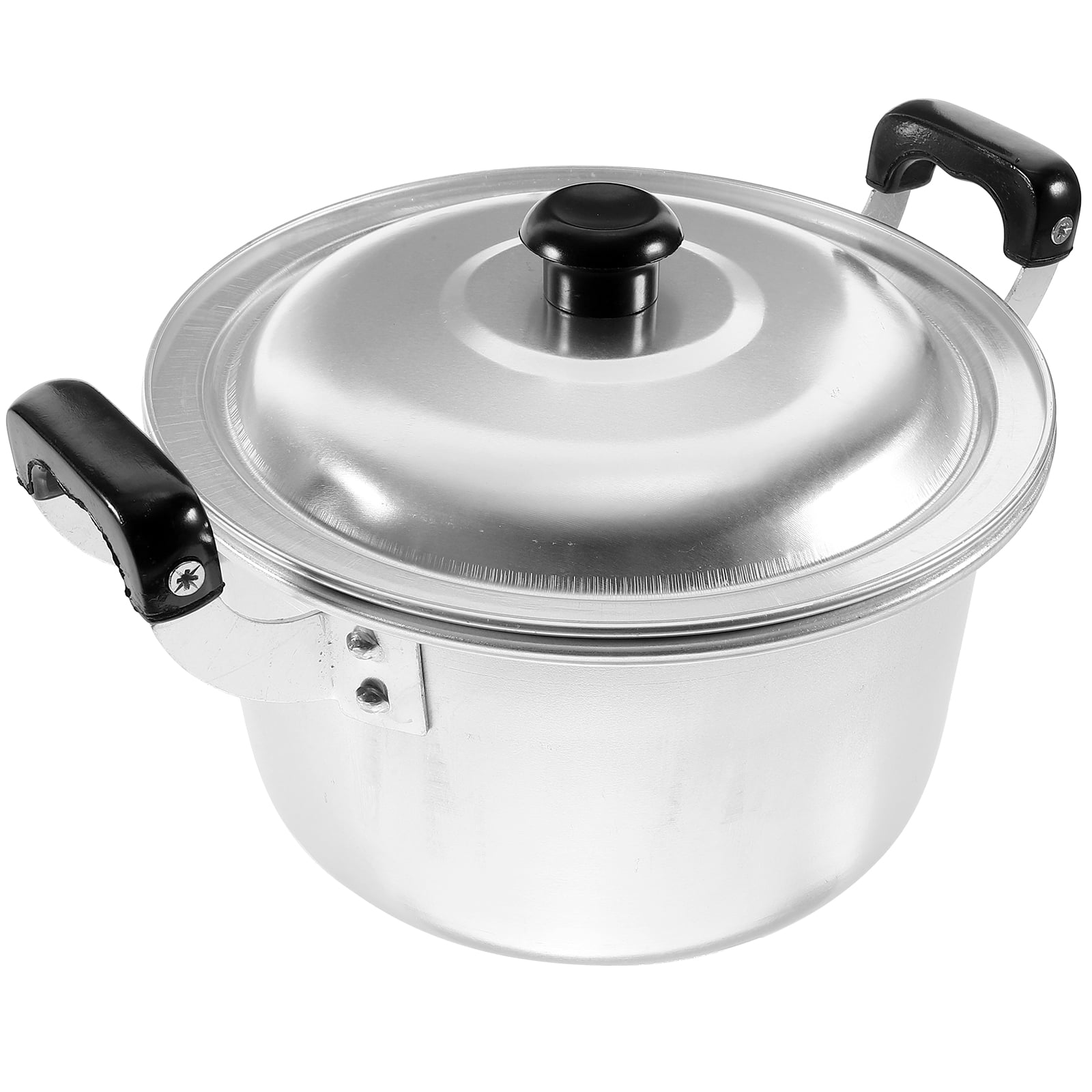 Troglfold rice pot Aluminum Rice Pot with Lid & Double Handles ...