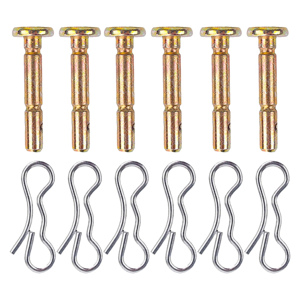 Troglfold shear and cotter pins 6 Sets Snowblower Shear and Cotter Pins ...
