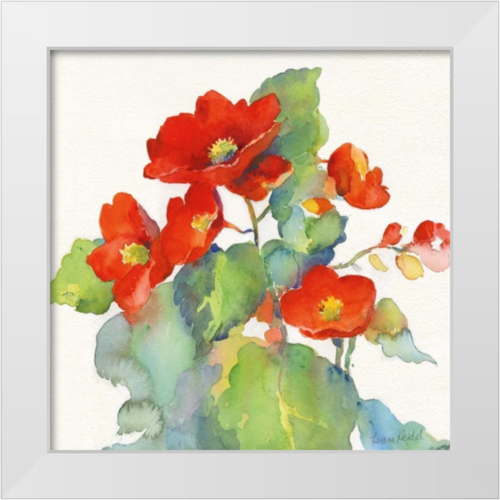 Troise Heidel, Theresa 20x20 White Modern Wood Framed Museum Art Print ...
