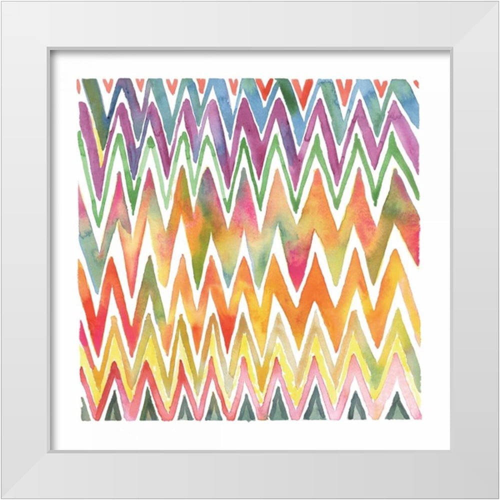Troise Heidel, Theresa 26x26 White Modern Wood Framed Museum Art Print ...
