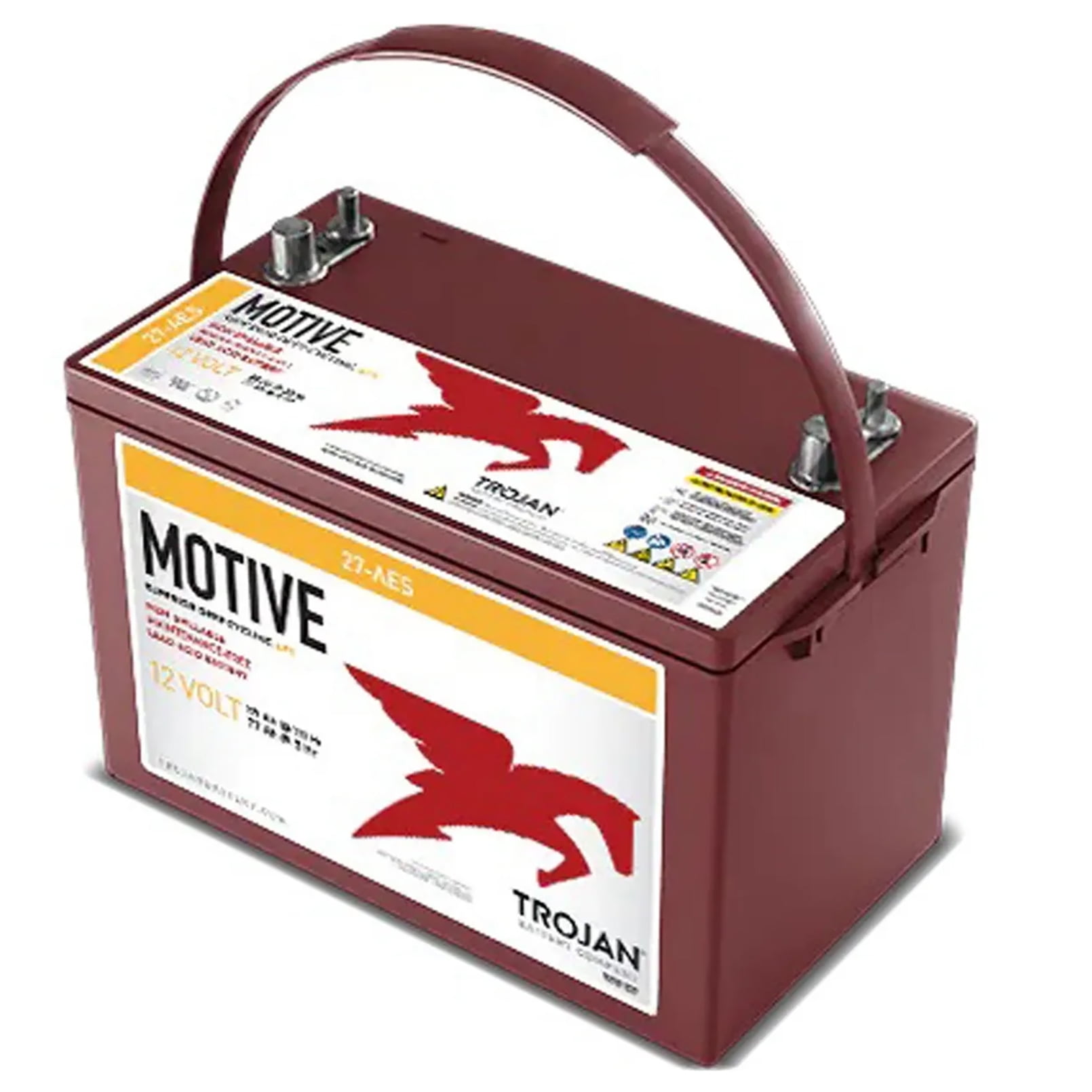 Trojan 27-AES 12V Superior Deep Cycling VRLA AGM Battery - Walmart.com