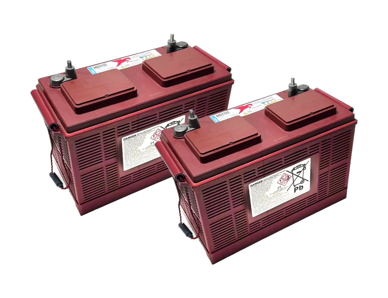 Trojan 30XHS 12V 130Ah Flooded Lead Acid Battery (Set of 2) - Walmart.com