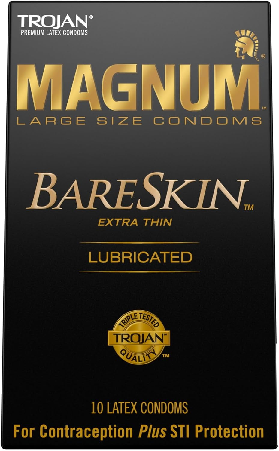 Trojan Bareskin Premium Thin Lubricated Condoms - 10 Count - Walmart.com