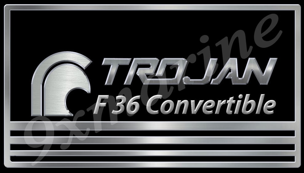 Trojan Boat Vinyl Sticker - Walmart.com