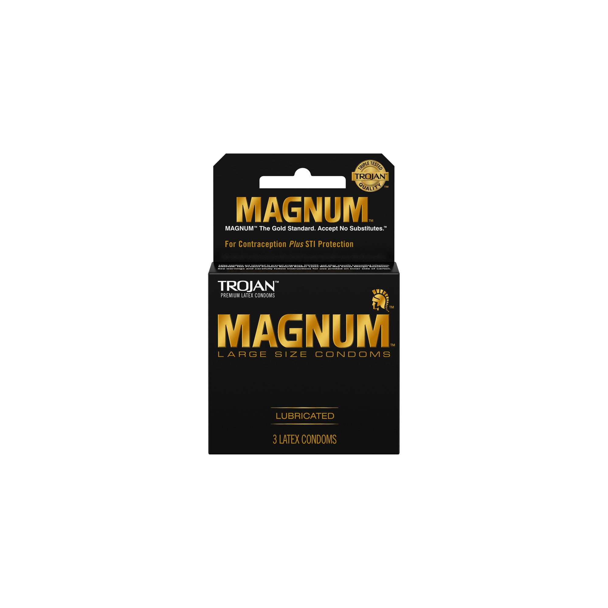 Trojan Magnum Large Condoms (Pack of 5) - Walmart.com