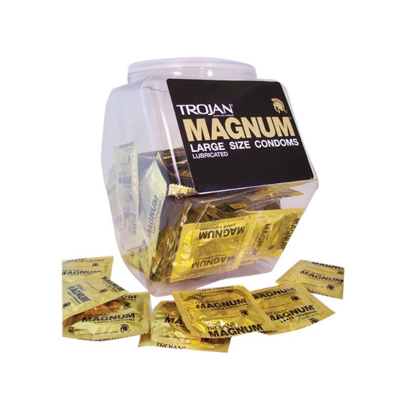 Trojan Magnum Large Size Latex Condoms (Bowl of 40) - Walmart.com