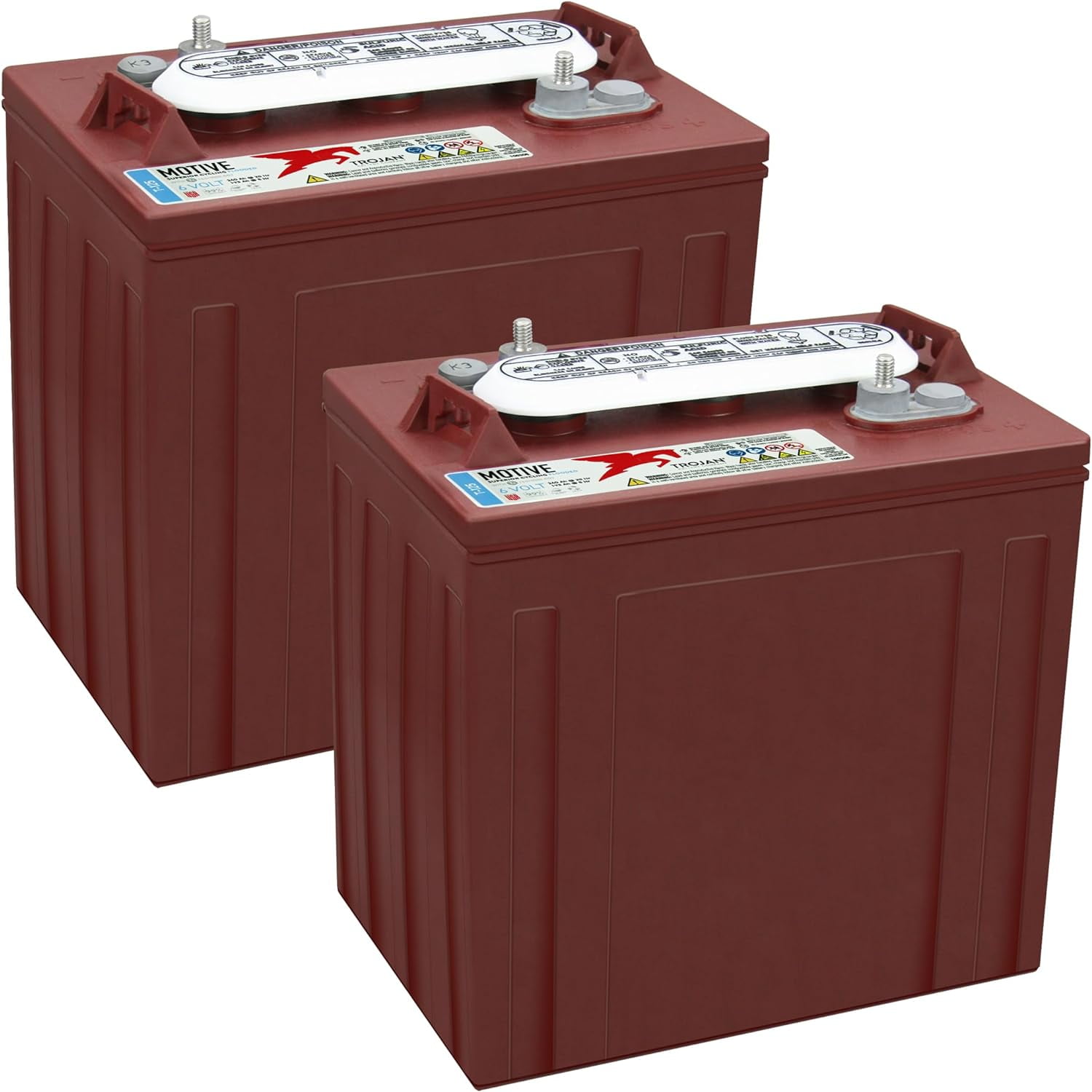 Trojan T-125 6V 240Ah Deep Cycle Flooded Lead Acid Battery for Marine ...