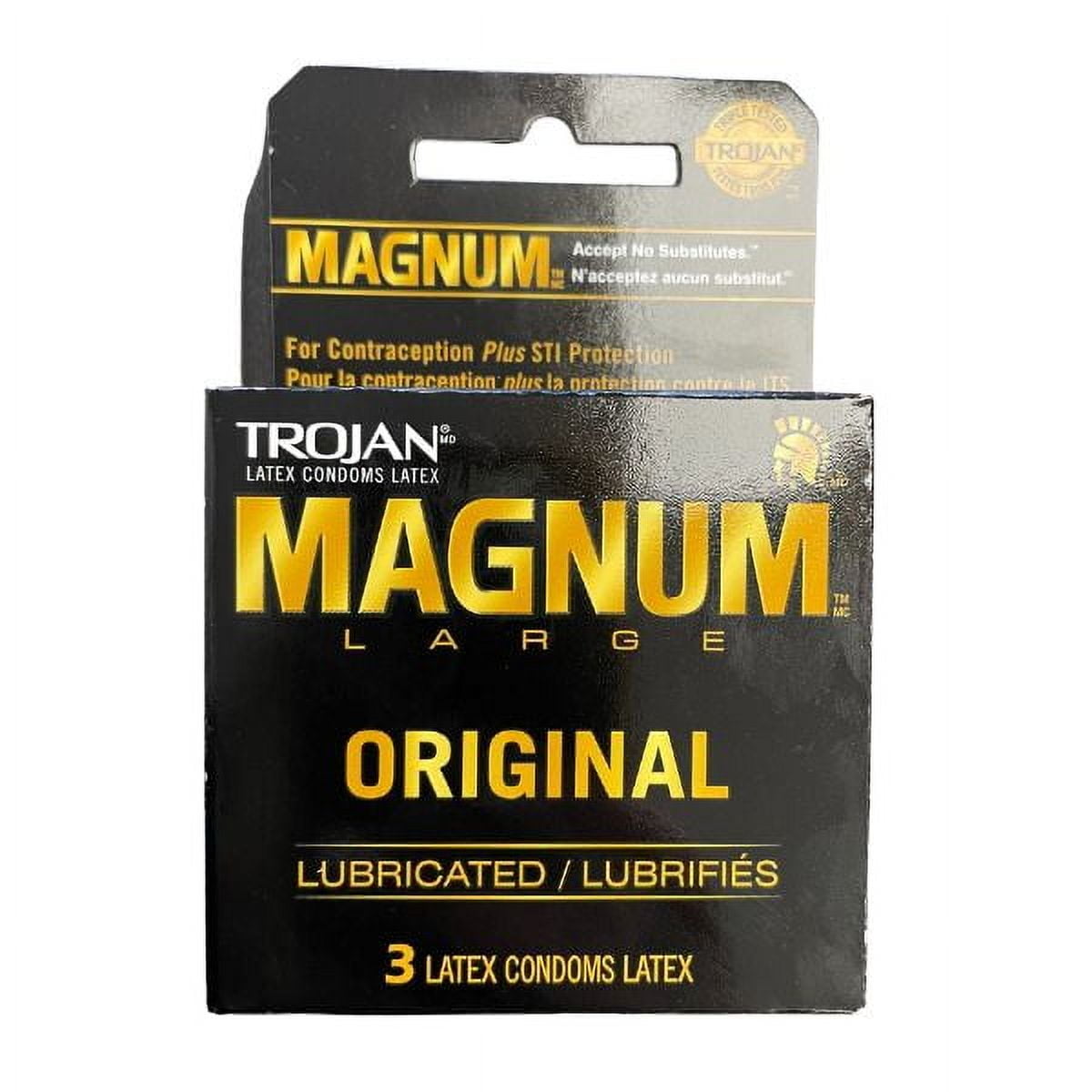 Trojan Original Magnum Lubricated Condoms - Walmart.com