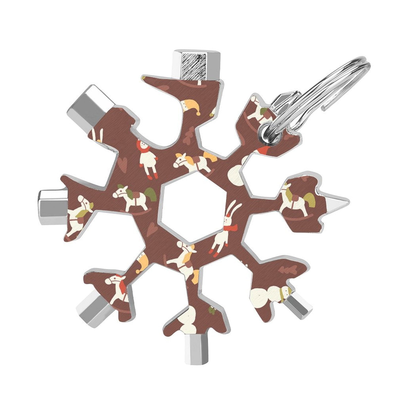 Trojan Rabbit Snowman 19-in-1 Snowflake Multi Tool, Bottle Opener/Flat ...