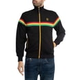 Trojan Retro Stripe Track Jacket, Black - Walmart.com