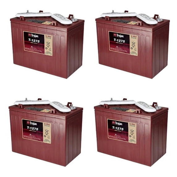 Trojan T1275 12V 150AH Flooded Lead Acid Deep Cycle Battery for Golf ...