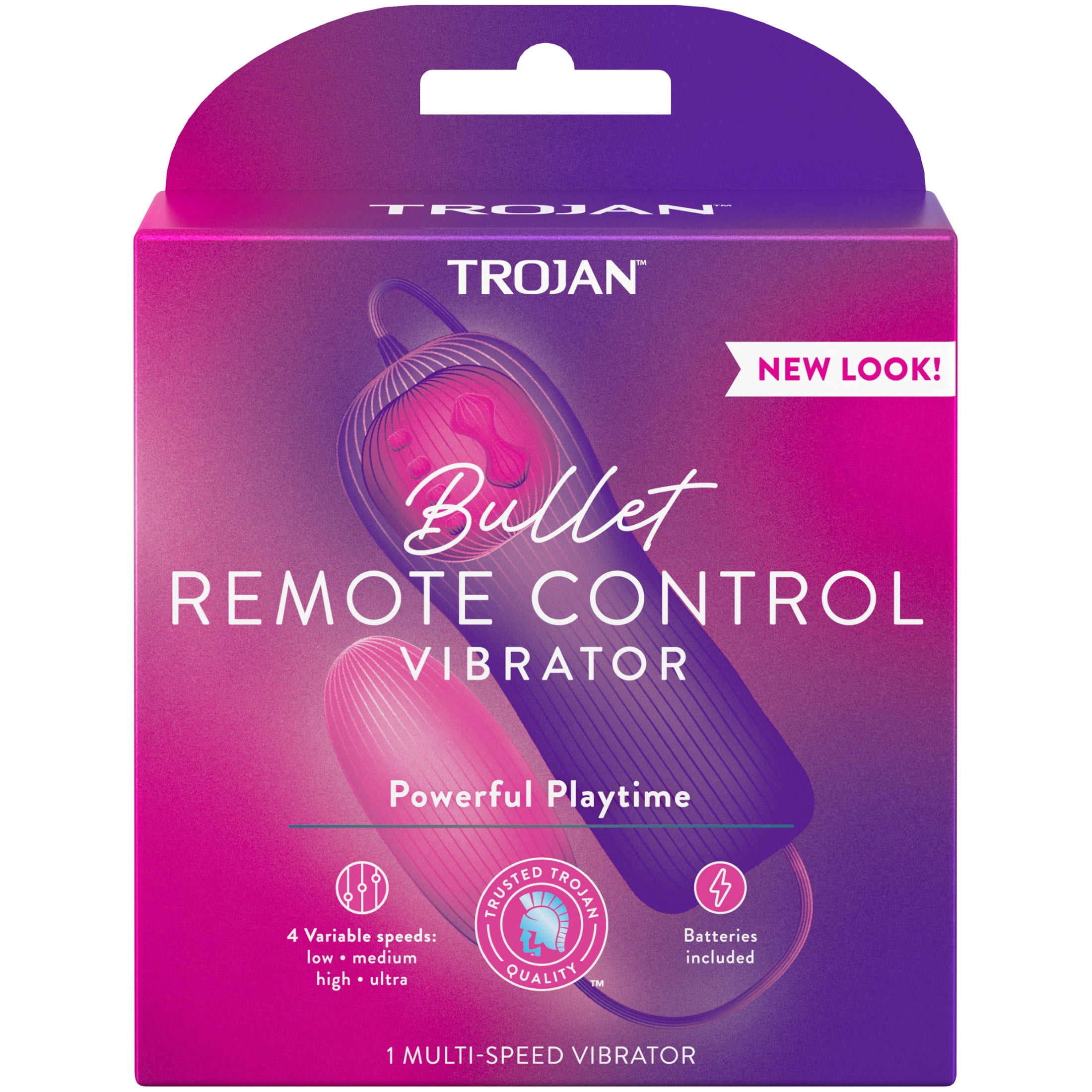 Trojan Vibrations Vibrating Bullet Personal Massager - Walmart.com