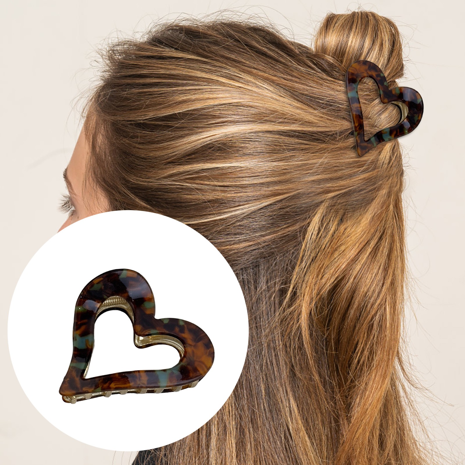 Troll Claw Clips Premium Half Hair Clip Female Back of Head High ...