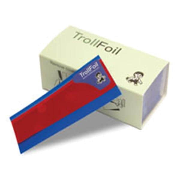 Troll Dental 12000700 TrollFoil Articulating Paper Red 8 Microns 100/Pk ...