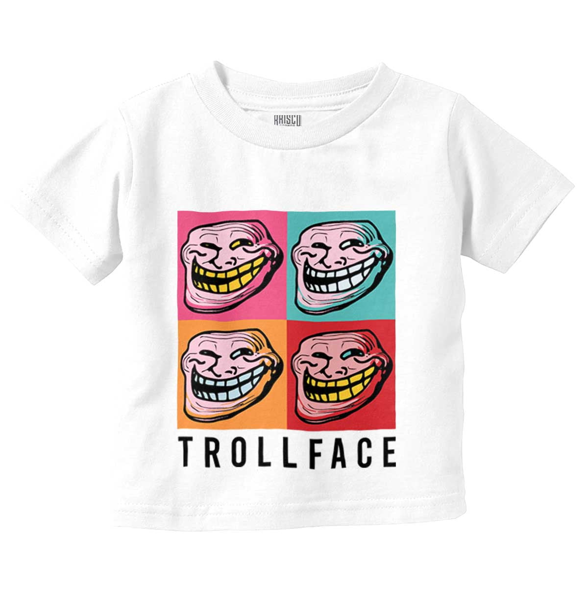 Troll Face Memes Big Smiley Trollface Toddler Boy Girl T Shirt Infant ...