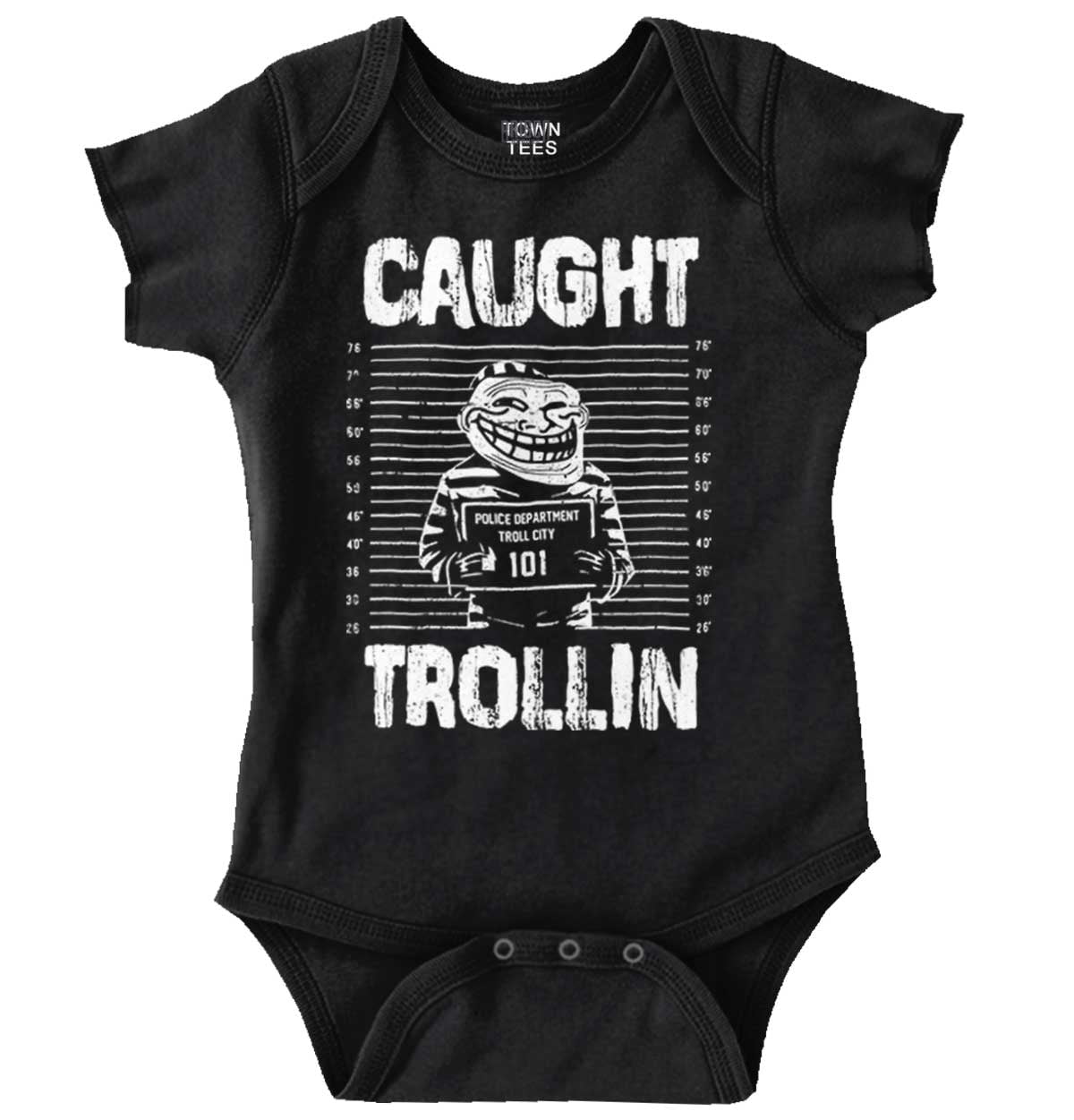 Troll Face Trollface Internet Meme Romper Boys or Girls Infant Baby ...