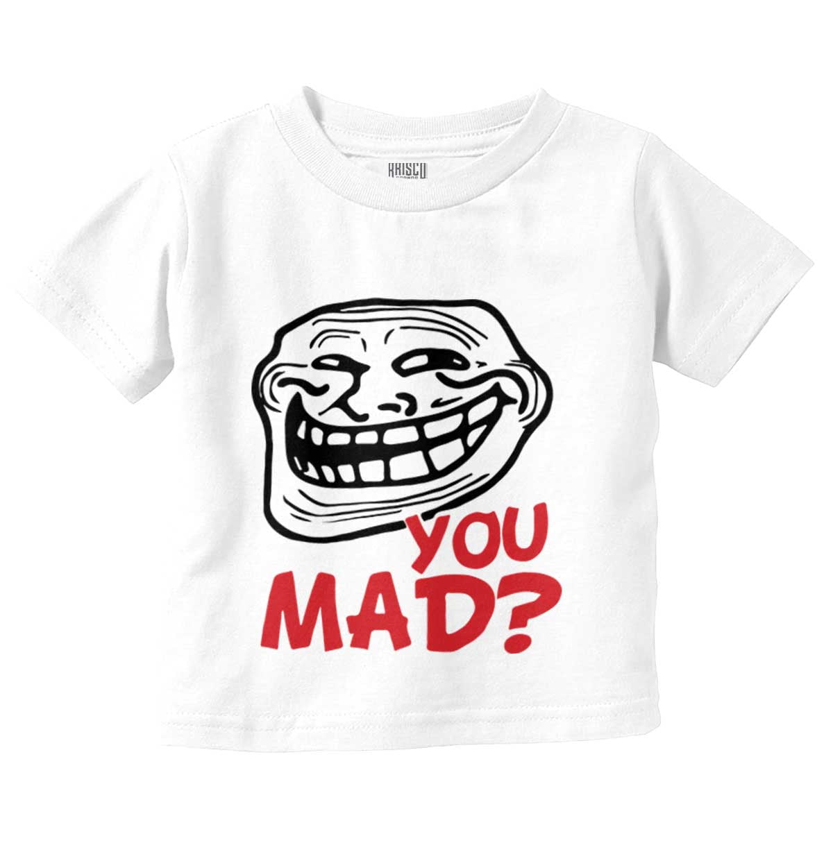 Troll Face You Mad Trollface Meme Toddler Boy Girl T Shirt Infant ...