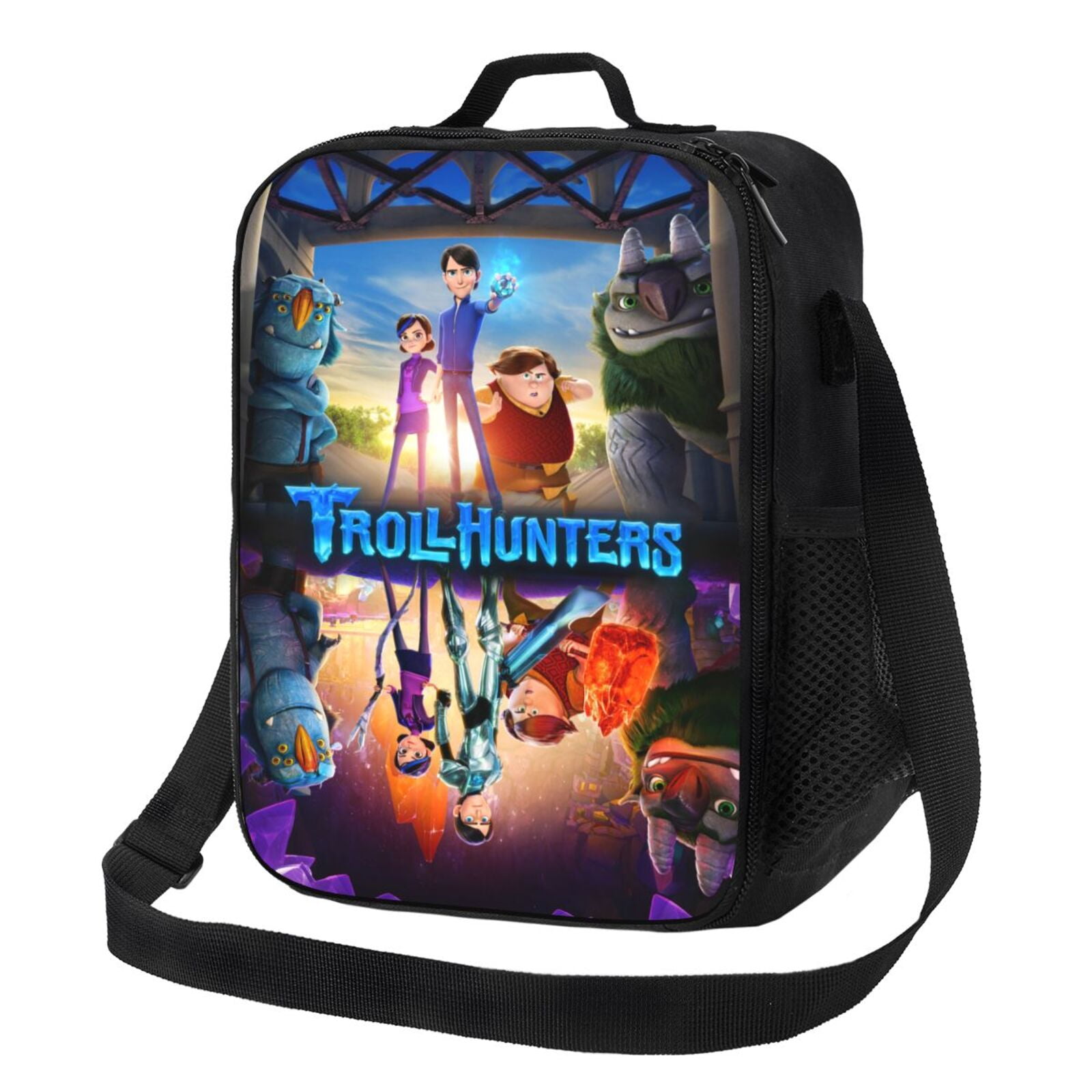 Troll Hunters Cartoon Insulated Lunch Bag With Adjustable Shoulder ...