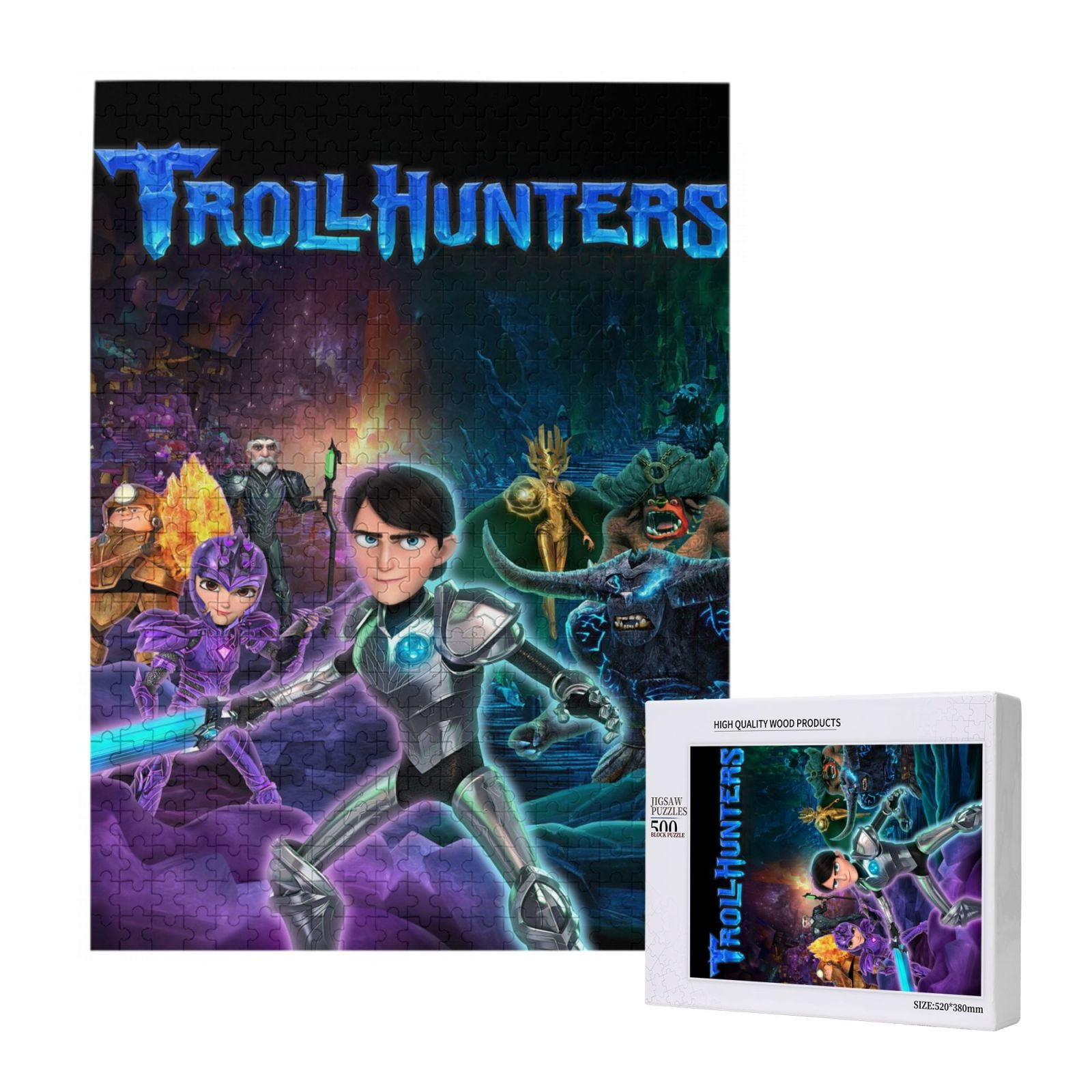 Troll Hunters Jigsaw Puzzles 300/500/1000 Pieces Wooden Puzzles Gift ...