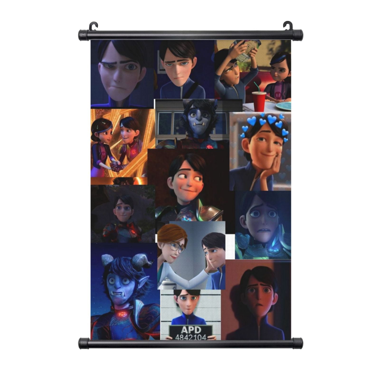 Troll Hunters Poster Plastic Shaft Wall Hanging Banner Artwork Canvas ...