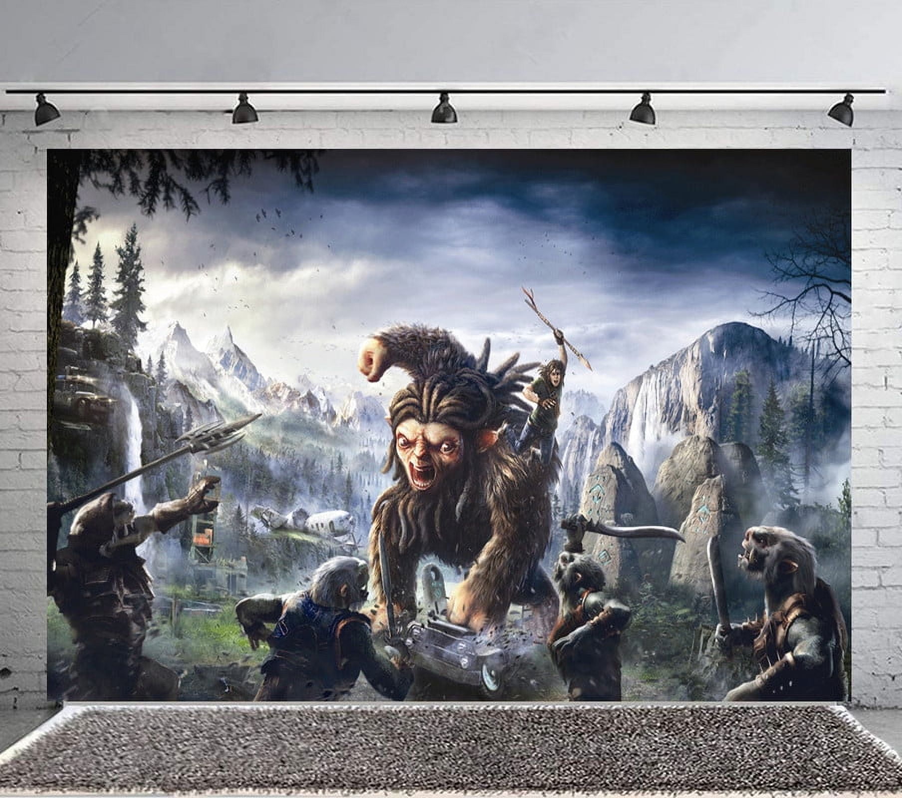 Trolland Backdrop Banner Party Supplies Poster Movie Theme Background ...