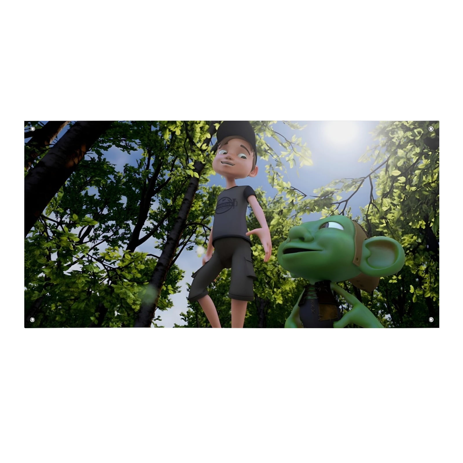 Trolland-Theme Backdrops Banner Birthday Party Decor Supplies ...