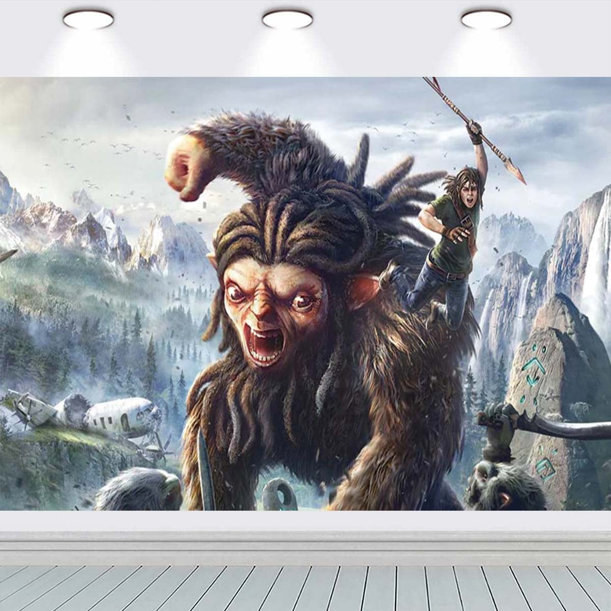 Trolland school Taspestry Wall Decor Birthday Banner Backdrop ...