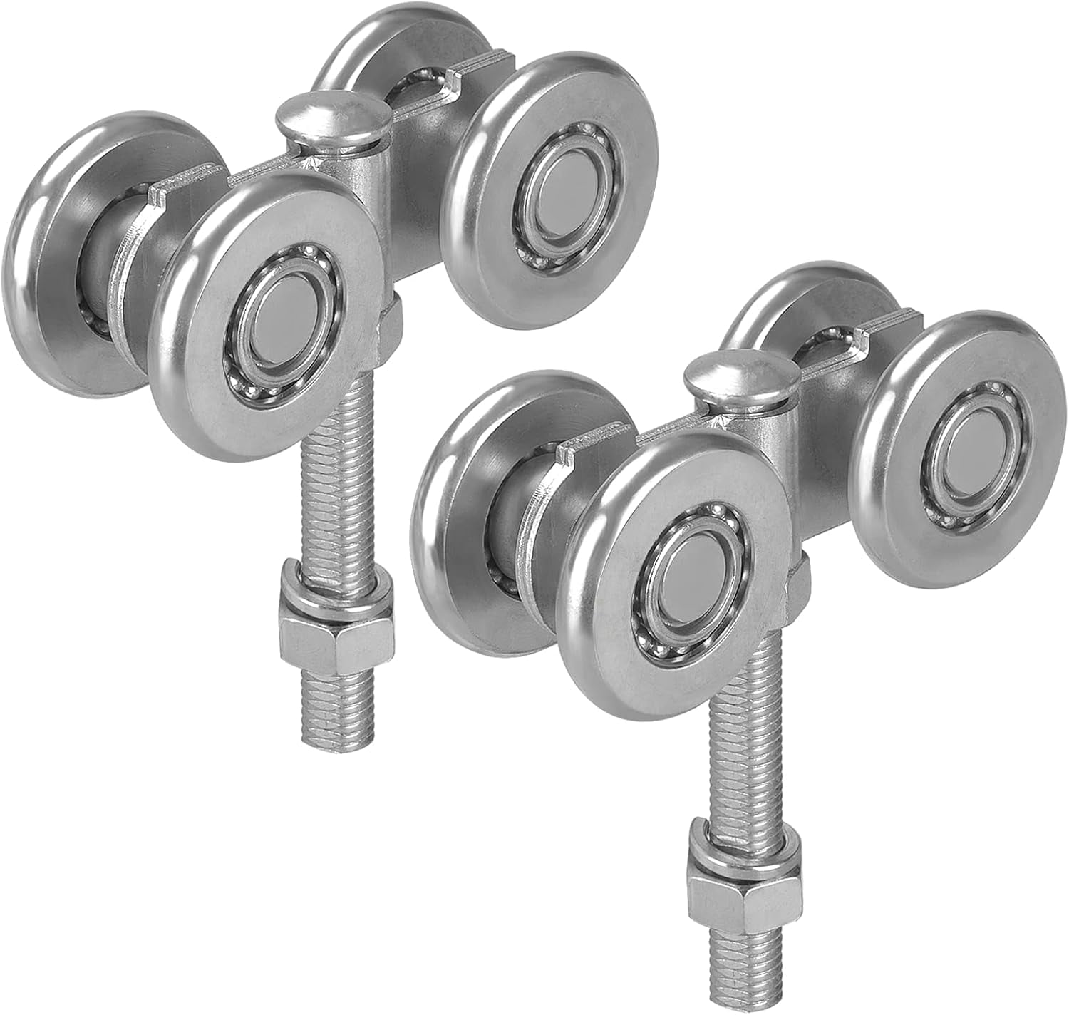 The Trolley Assembly, Silent Rollers Wheel for 1-3/4" Wide and 2-1/4 ...